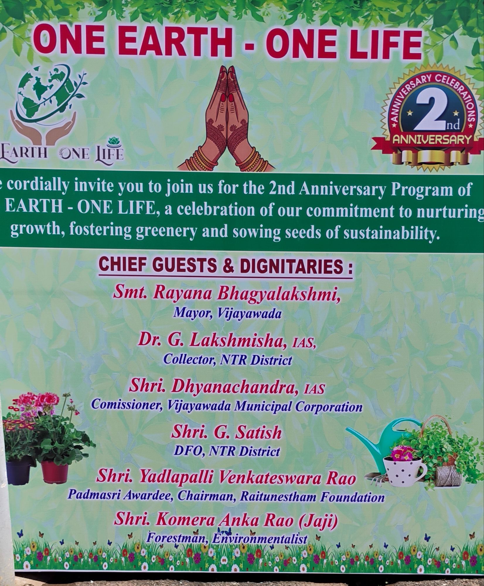 One Earth One Life 2nd Anniversary 25-May-2025 – One Earth One Life